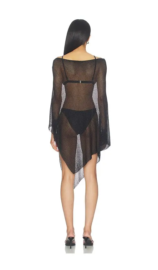 Lioness Luminous Mesh Dress In Black