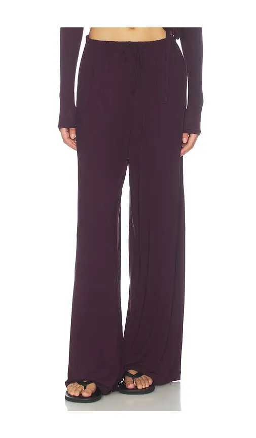 SKIMS Cloud Sleep Pant In Wine
