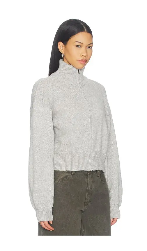 ALL THE WAYS Dakota Zip Front Sweater