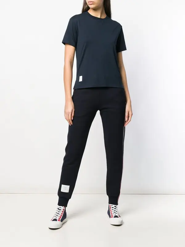 Thom Browne Logo-patch Short-sleeve T-shirt