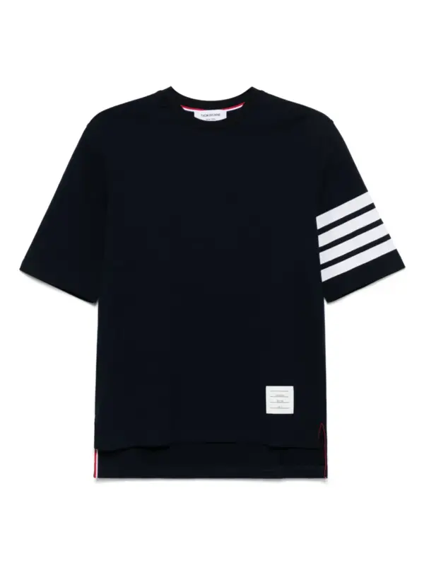Thom Browne 4-stripe Detail T-shirt - Blue