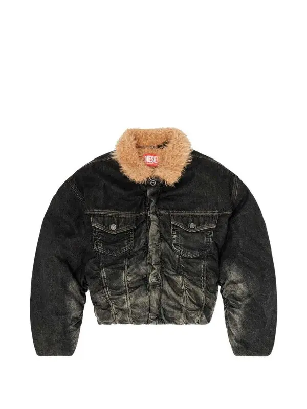 DIESEL® Ruffled Jacket - Grey