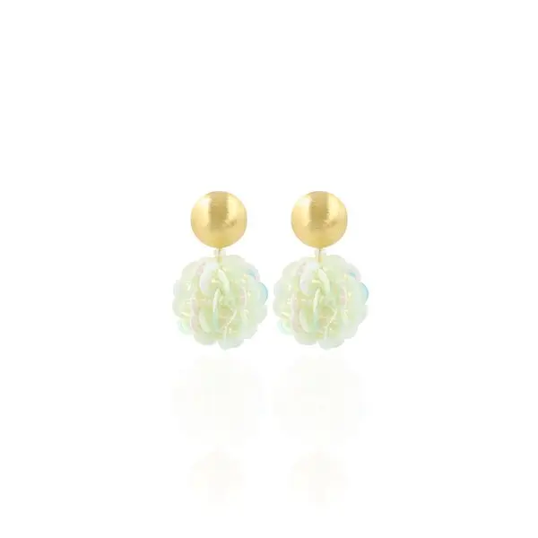 LOTT. GIOIELLI Fine Sequin Globe Earrings S Pearl Mix Sanne