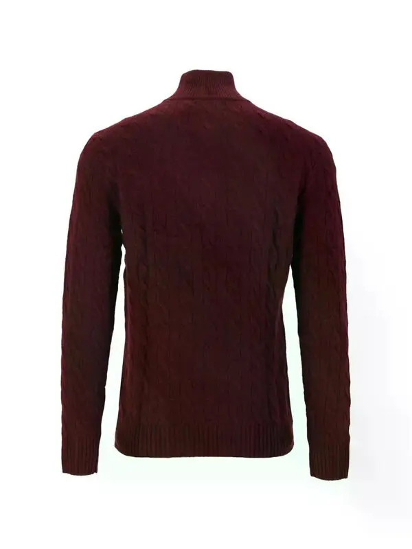 Polo Ralph Lauren Cable-knit Quarter-zip Sweater