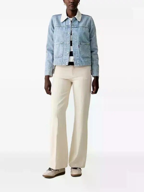 LEVI'S Utility Corduroy-collar Denim Jacket - Blue