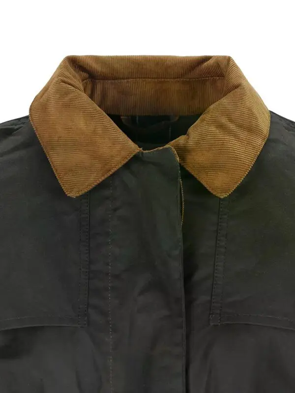 Barbour X Wp Waxed-cotton Belted Coat