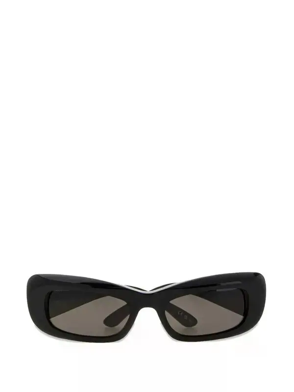Balenciaga Diva Rectangle Sunglasses - Black