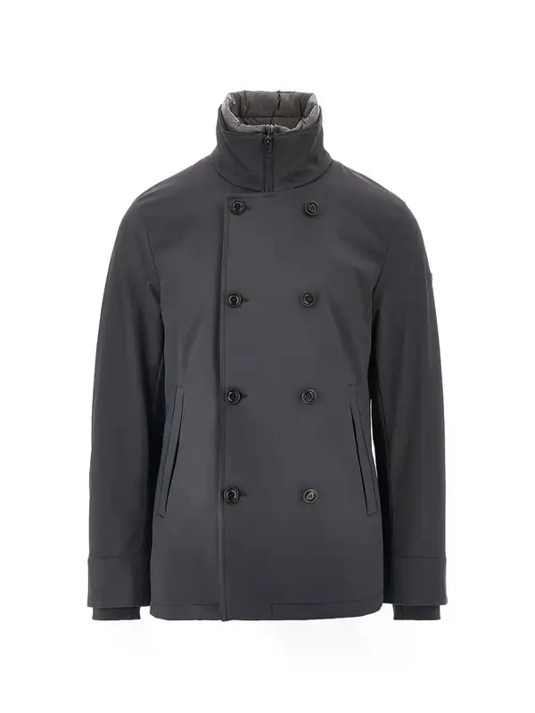 DUNO Edmund Double-breasted High-neck Coat
