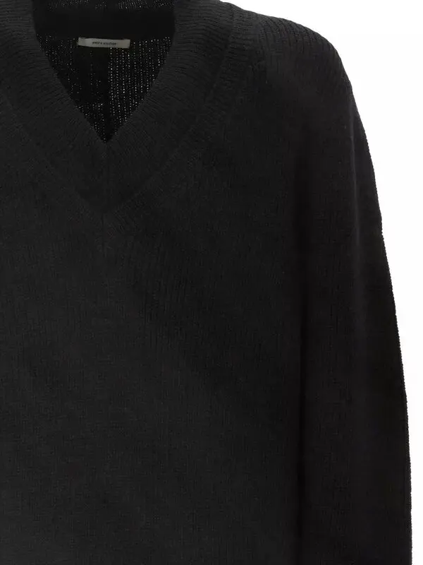 ENTIRE STUDIOS V-neck Elbow-patch Sweater