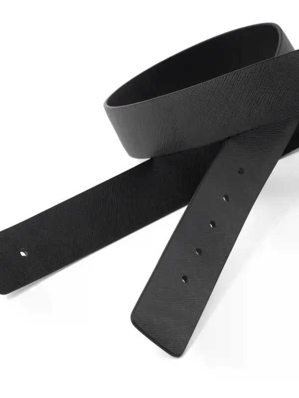 Prada Reversible Saffiano Leather Belt Strap Custom Belts