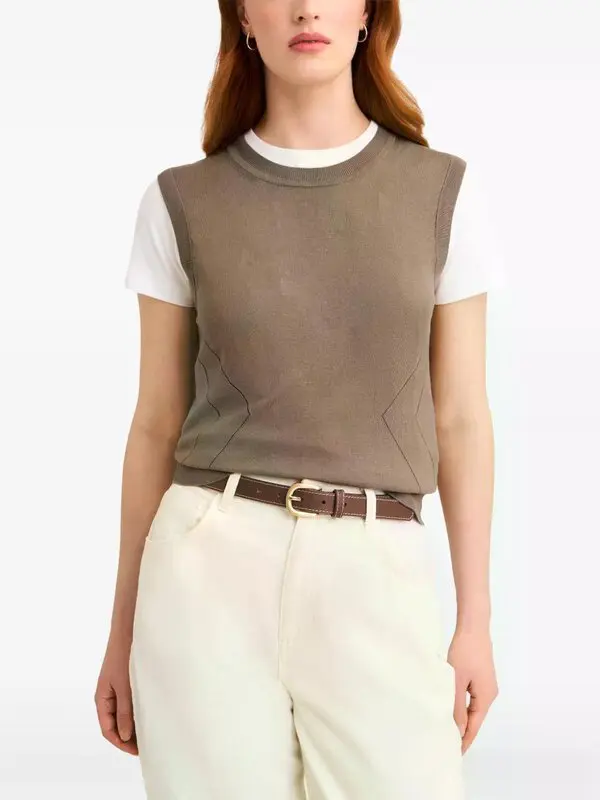 Pringle Of Scotland Pointelle-knit Vest
