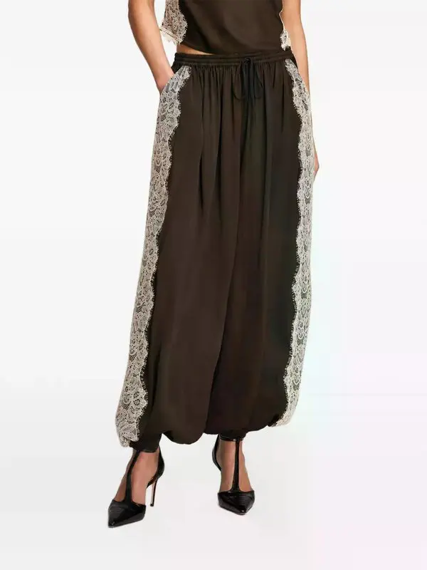 Cinq À Sept Esme Lace-trim Trousers