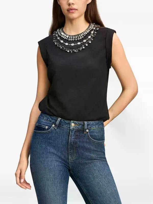 Cinq À Sept Bella Crystal-embellished T-shirt
