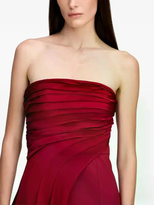 Cinq À Sept Clarisse Strapless Asymmetric Dress