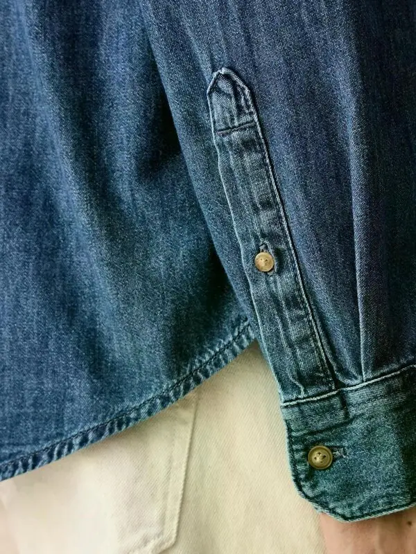 LEVI'S Logo-embroidered Denim Shirt