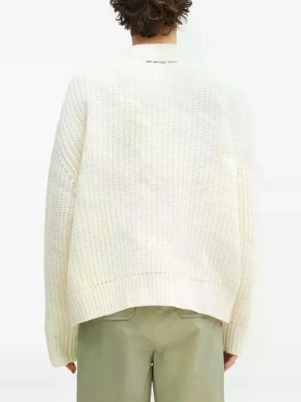 MKI MIYUKI ZOKU Ribbed Crew Neck Sweater