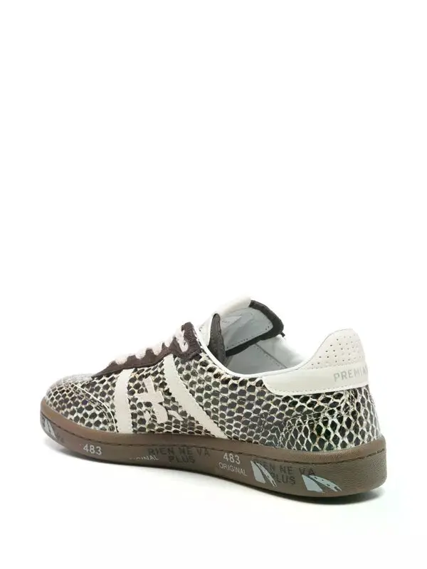 Premiata Bonnie Snakeskin-effect Sneakers