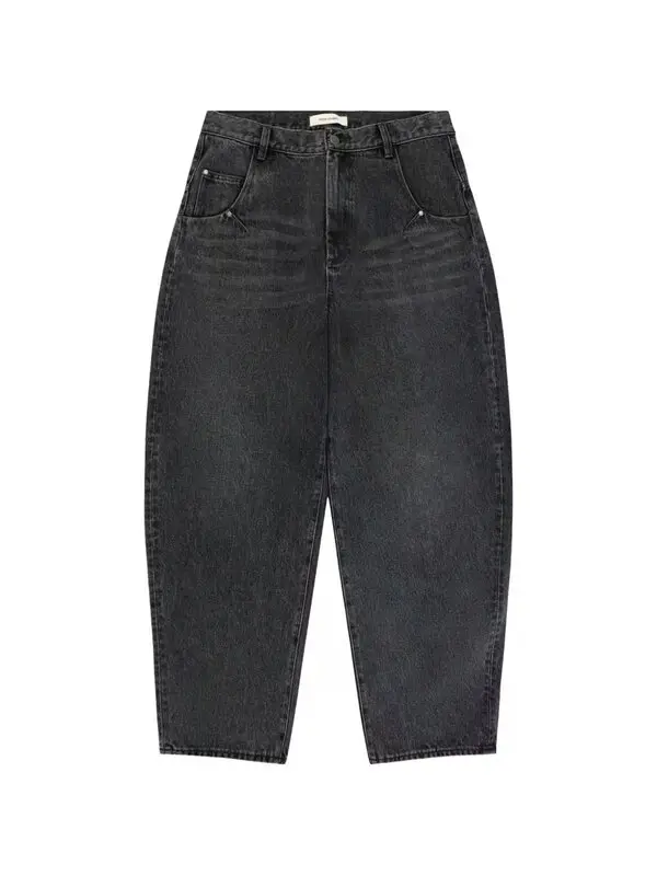 ENTIRE STUDIOS Ascent Washed-effect Curved-leg Jeans