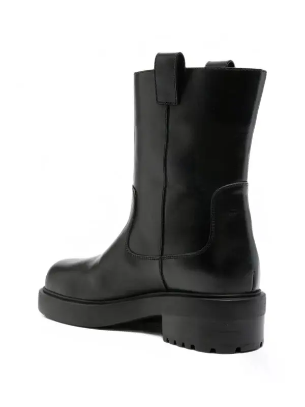 GIUSEPPE ZANOTTI Logo-plaque Chunky-sole Boots