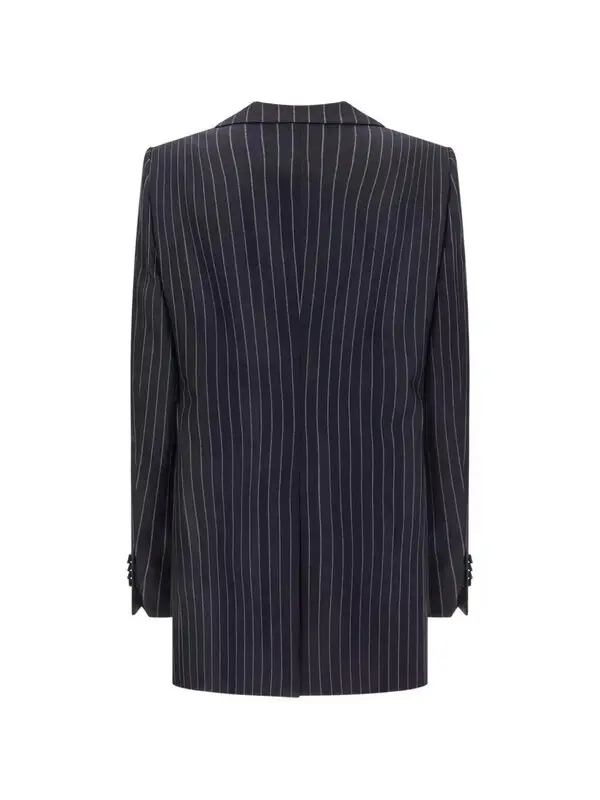 TOM FORD Corded Chalk-stripe Wool Western Jacket