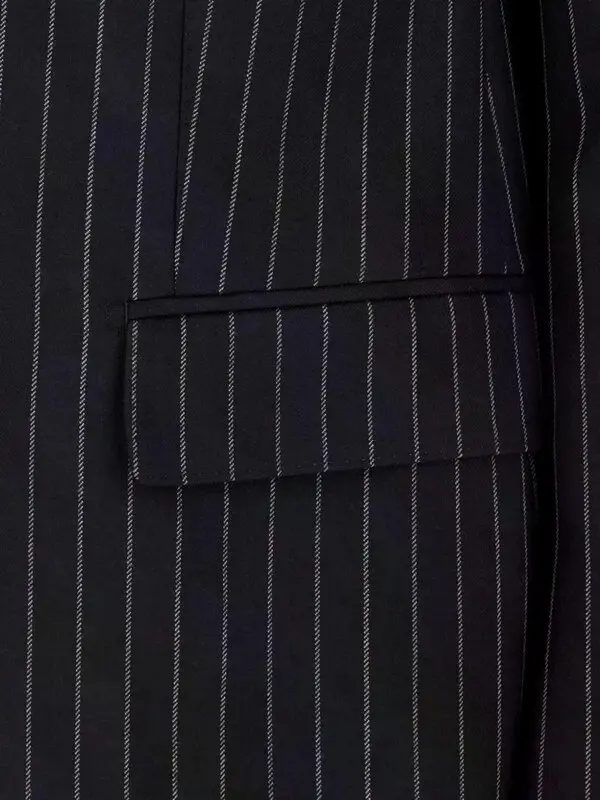 TOM FORD Corded Chalk-stripe Wool Western Jacket