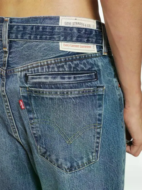 Sacai X Levi's Layered-waistband Jeans