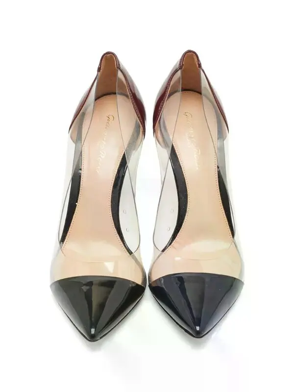 GIANVITO ROSSI Plexi Pointed-toe Pumps