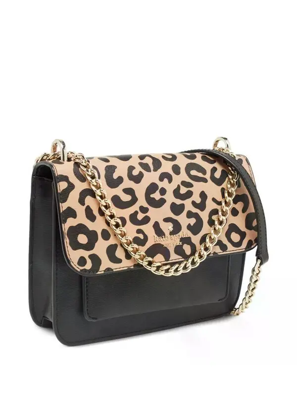 Kate Spade New York Remi Leopard-print Cross Body Bag - Black