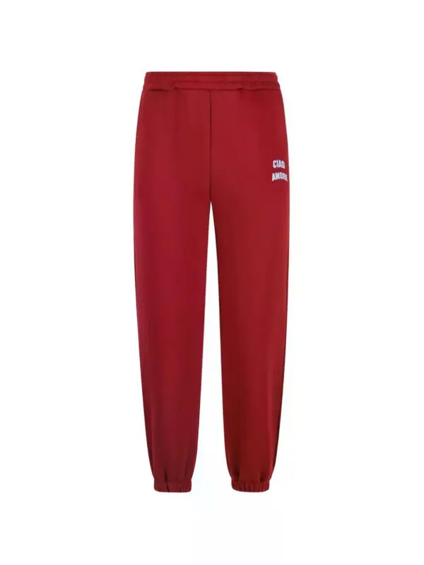 Giada Benincasa Logo-embroidered Track Pants - Red