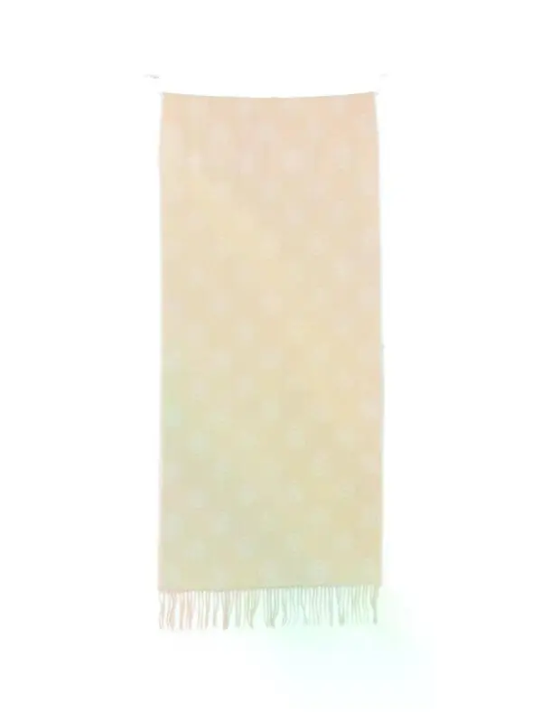 Gant Monogram-pattern Wool Scarf