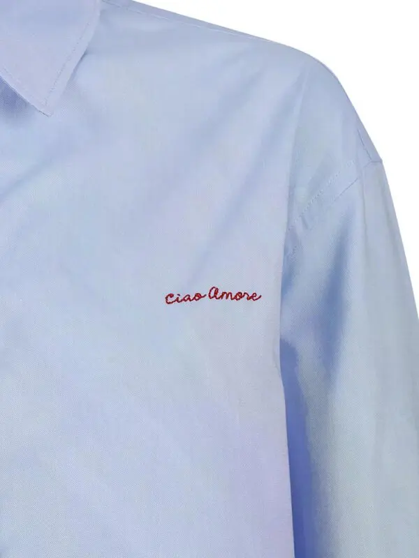 Giada Benincasa Embroidered Long-sleeve Shirt