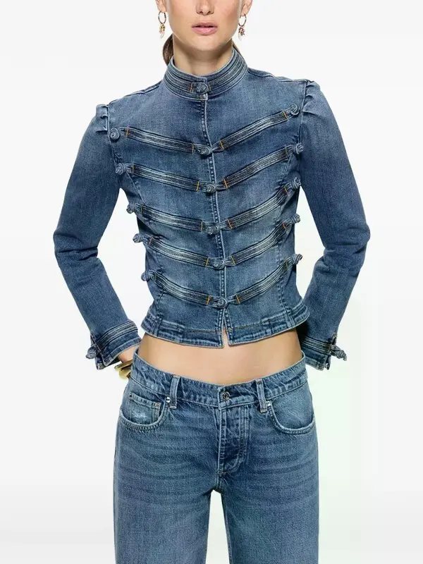 Liu Jo Jacket In Denim With Alamari