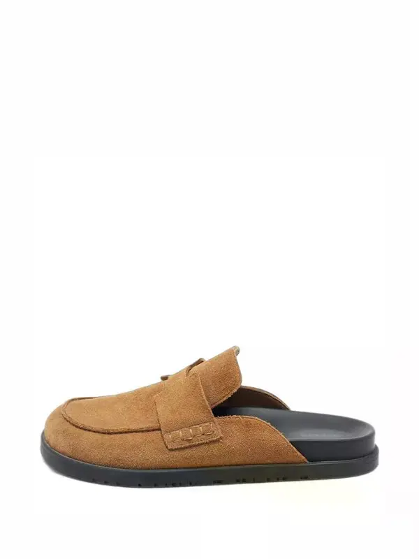 Hermès Go H Cut-out Mules - Brown