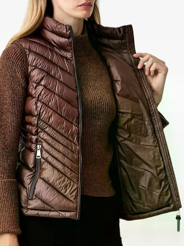 Dkny Chevron-quilted Gilet