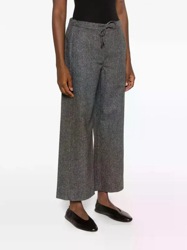Max Mara Vinci Drawstring Trousers - Grey