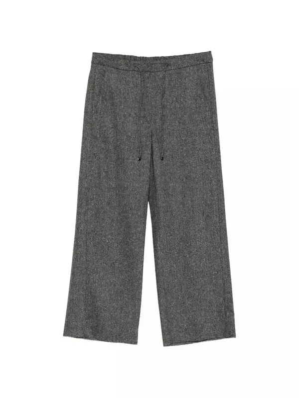 Max Mara Vinci Drawstring Trousers - Grey