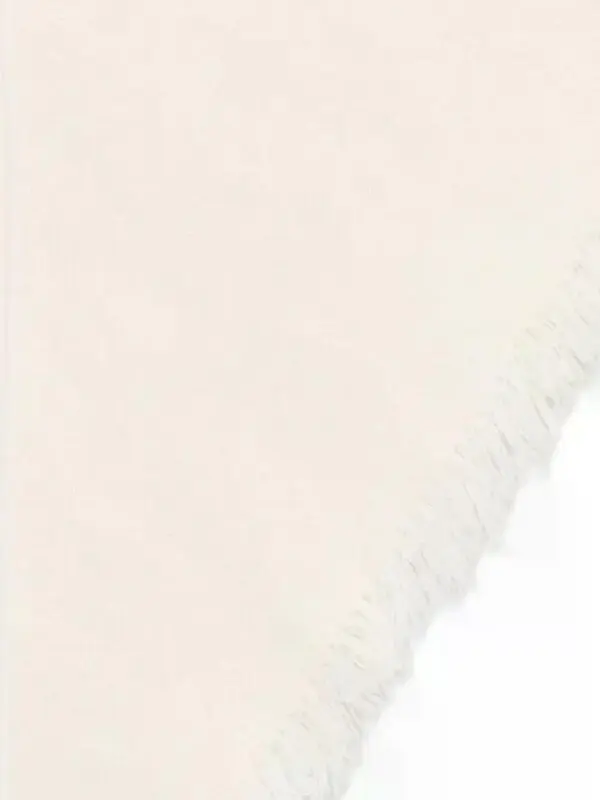 UMA WANG Fringed Triangle Scarf
