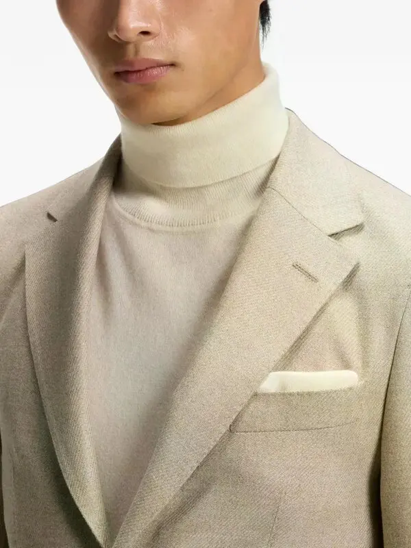 BOSS Regular-fit Blazer In Virgin Wool With Silk