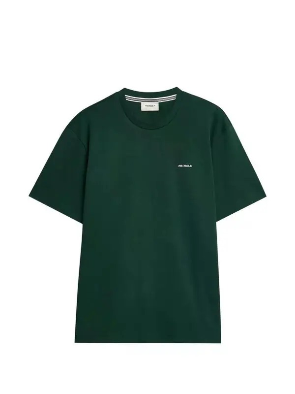 Pringle Of Scotland Logo-print Cotton T-shirt - Green