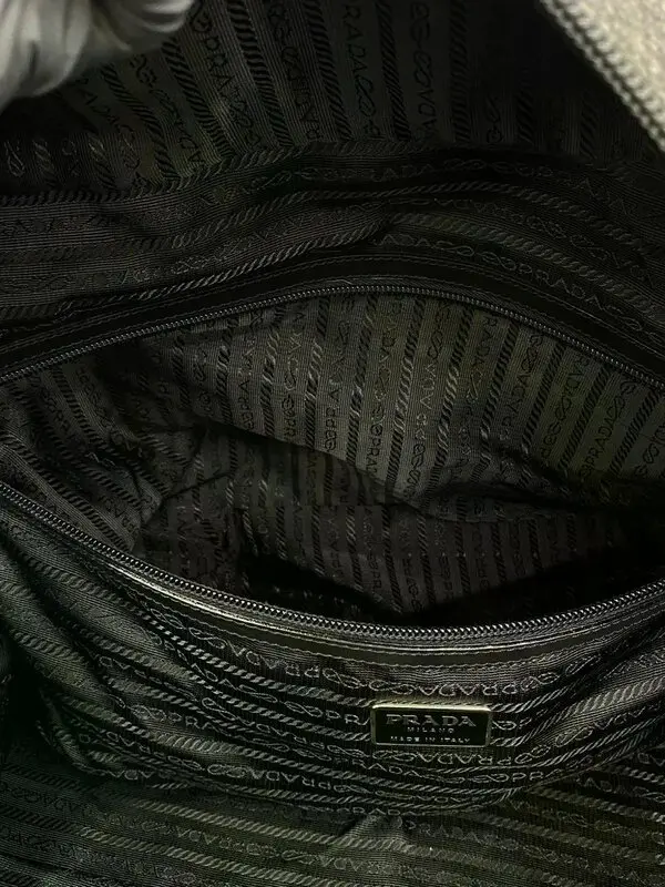 Prada 2000-2013 Wool Travel Bag
