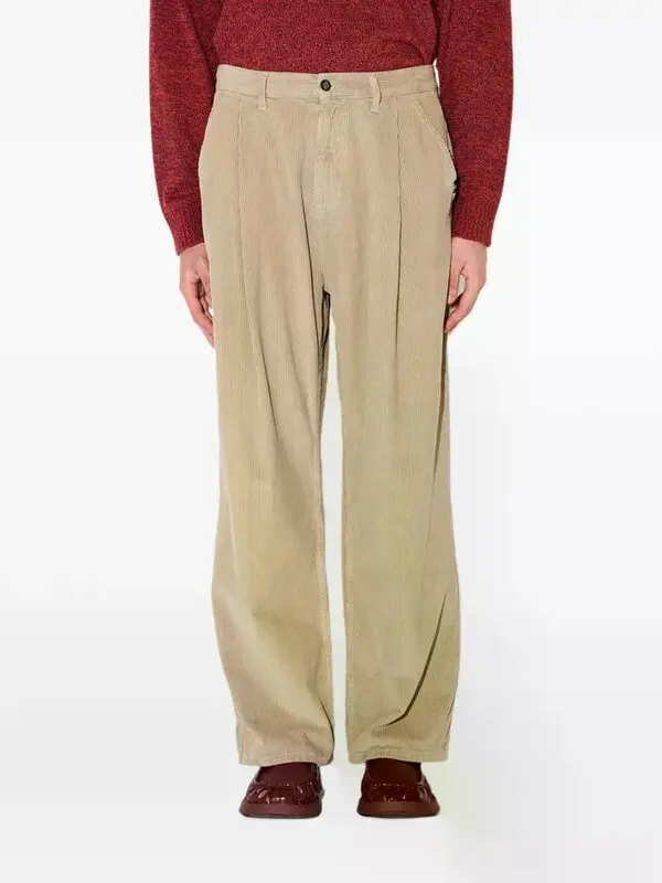 AMISH SUPPLIES Pleated Corduroy Trousers