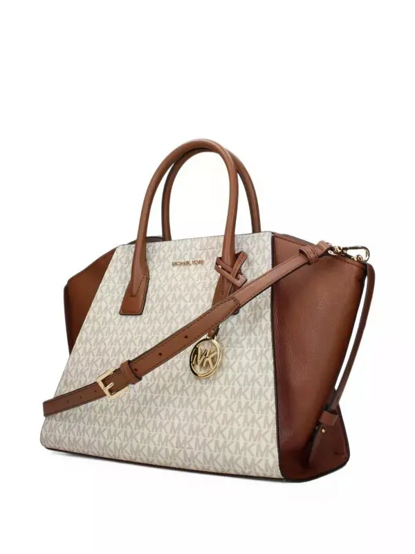 Michael Kors Large Avril Monogram-print Grained Tote Bag