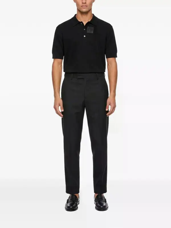 GREYED Diky Pressed-crease Tailored Trousers