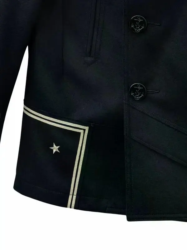 Junya Watanabe X Rebuild Needles Patchwork Double-breasted Coat