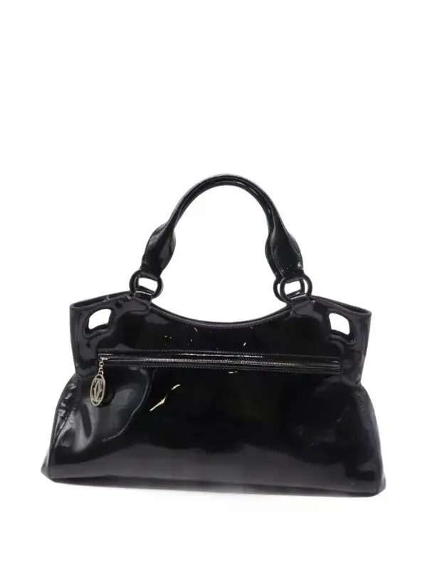 Cartier Marcello De Patent Leather Tote Bag