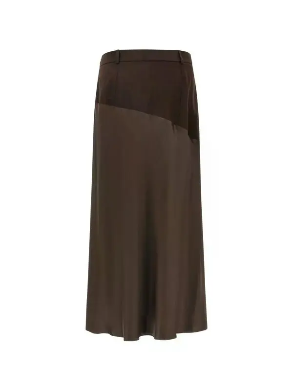 MISENITHE Rita Rose Asymmetrical Pencil Maxi Skirt