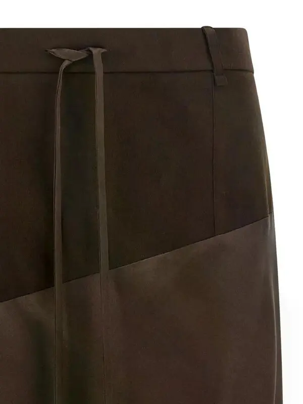 MISENITHE Rita Rose Asymmetrical Pencil Maxi Skirt