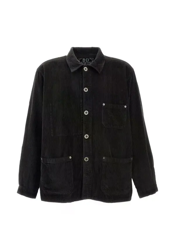 B.D.BAGGIES Max Corduroy Pocket-detail Overshirt - Brown