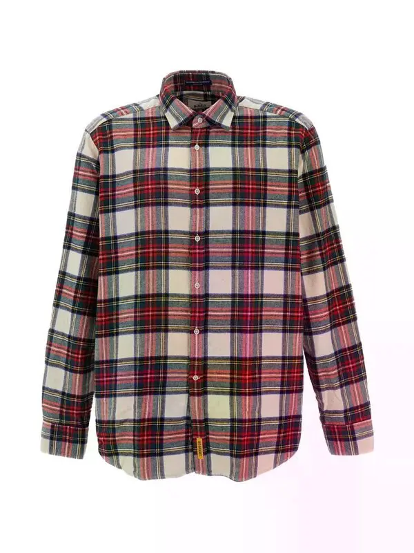 B.D.BAGGIES Bradford Check-pattern Flannel Shirt