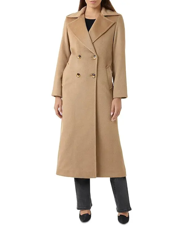 Sofia Cashmere Camelhair Trench Coat - Camel